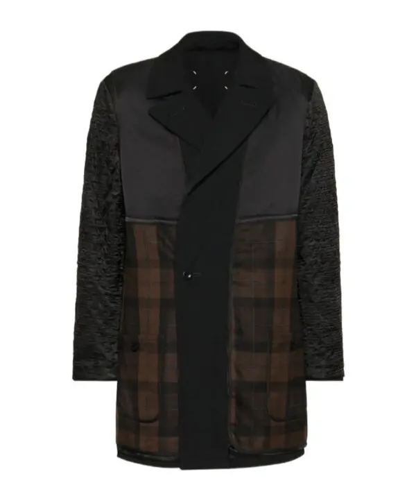 MAISON MARGIELA Double-breasted Frayed Detail Jacket