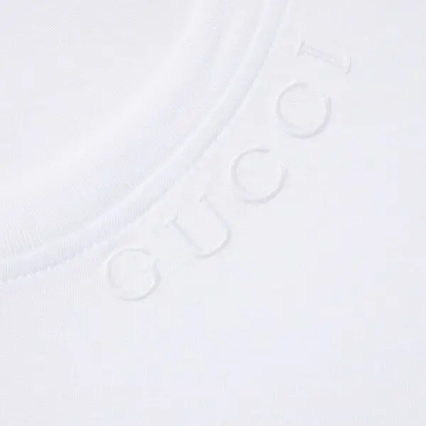 Gucci Embroidered Cotton Jersey T-shirt