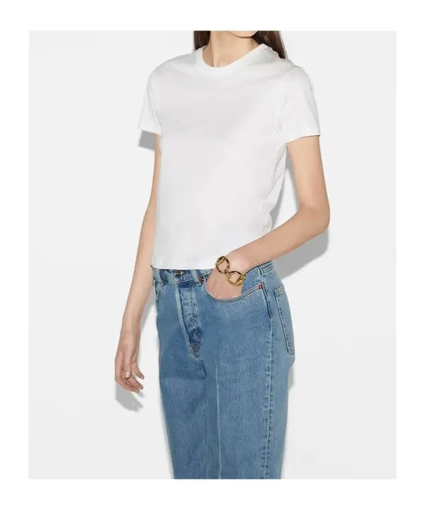 Gucci Embroidered Cotton Jersey T-shirt