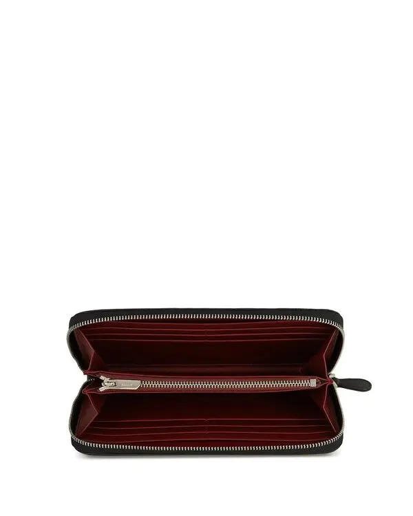 Bally Wrap Zipper Wallet - Black