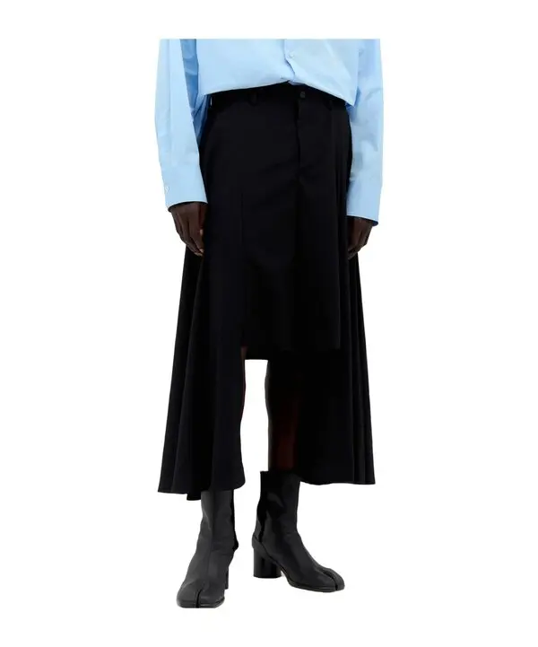 Comme Des Garçons Belt Loops Slacks - Black