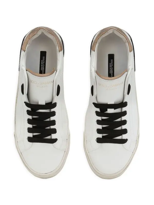 Dolce & Gabbana Portofino Low-top Sneakers With Logo Detailing