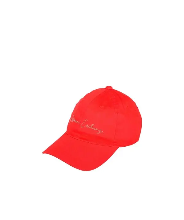 Armani Exchange Logo Baseball Cap - Red