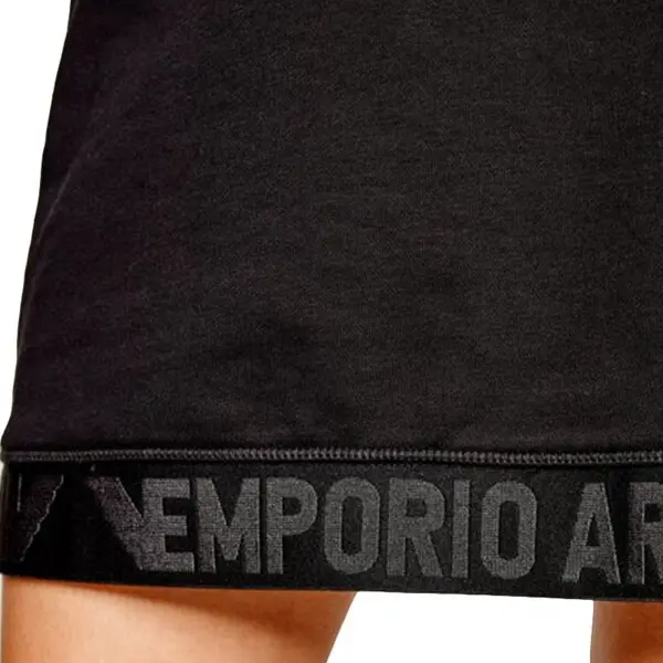 Emporio Armani Long-sleeved Dress With Logo Trim