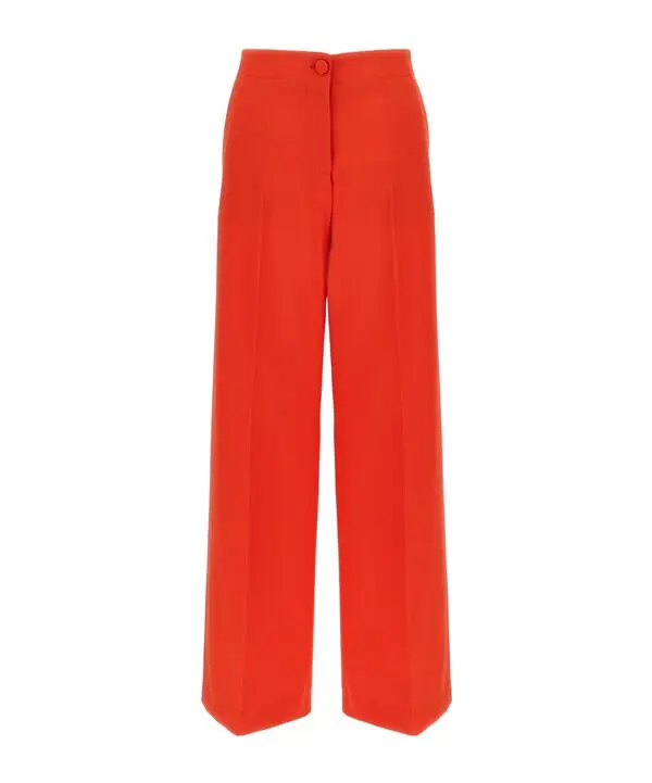 Brioni Pleated Wide-leg Stretch Trousers - Red