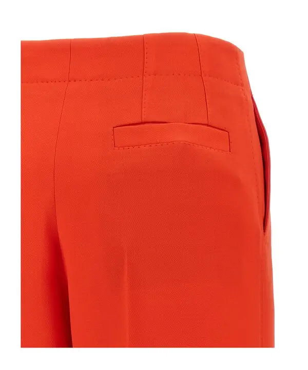 Brioni Pleated Wide-leg Stretch Trousers - Red