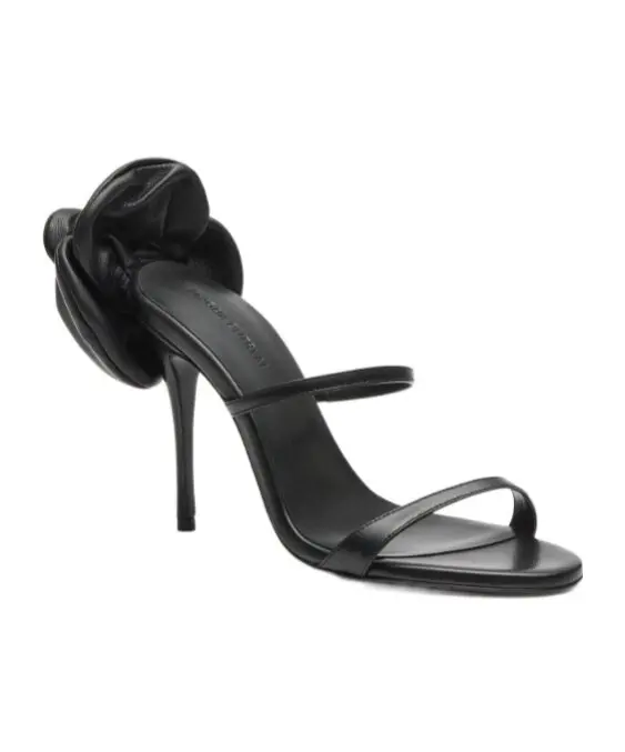 Magda Butrym Stiletto Heeled Sandals With Rose Detailing
