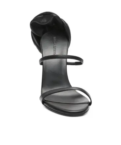 Magda Butrym Stiletto Heeled Sandals With Rose Detailing
