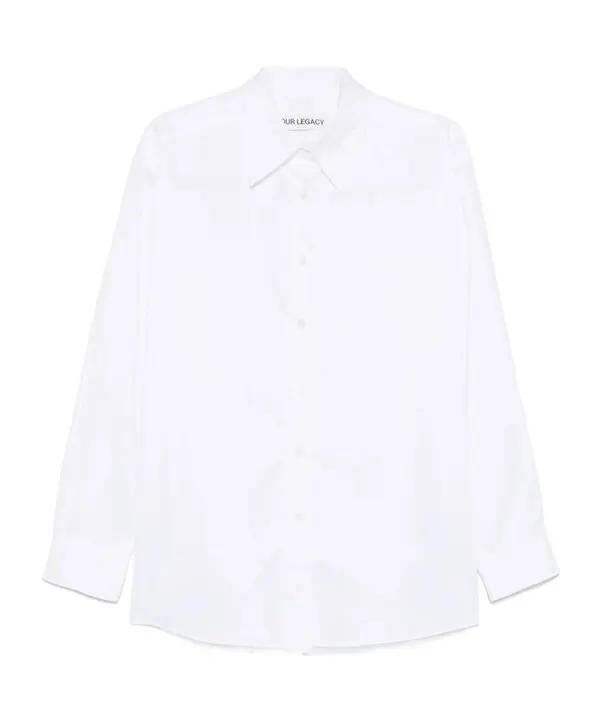 Our Legacy Favourite Curved Hem Shirt - White