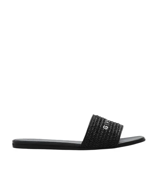 Givenchy 4g Open Toe Slip-on Slides