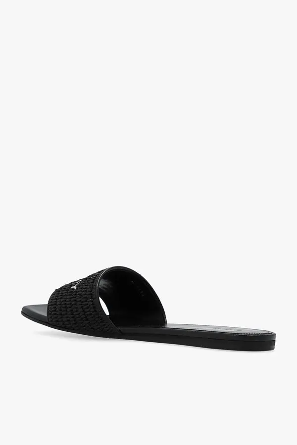 Givenchy 4g Open Toe Slip-on Slides