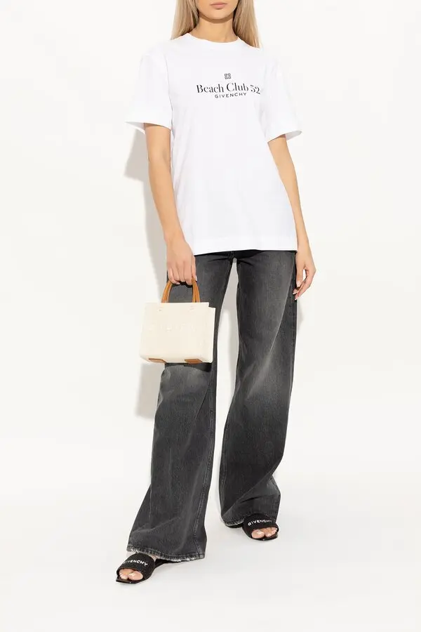 Givenchy 4g Open Toe Slip-on Slides