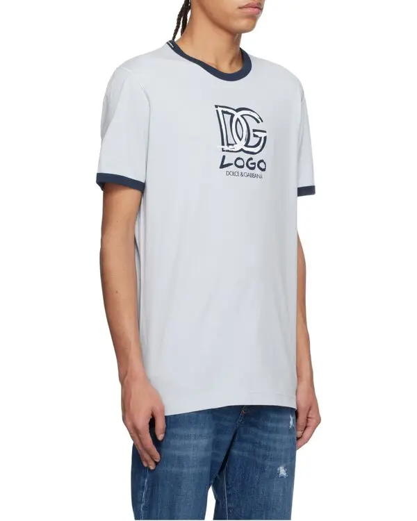Dolce & Gabbana Dolce Gabbana Logo Printed Creewneck T-shirt