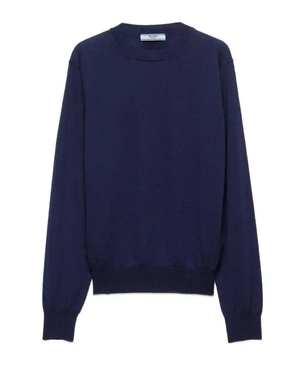 Prada Long Sleeve Crew Neck Sweater
