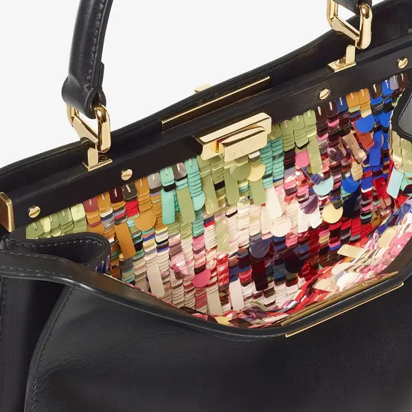 Fendi Peekaboo Iseeu Medium Tote Bag - Black