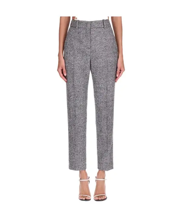 Ermanno Scervino Houndstooth Trousers - Gray