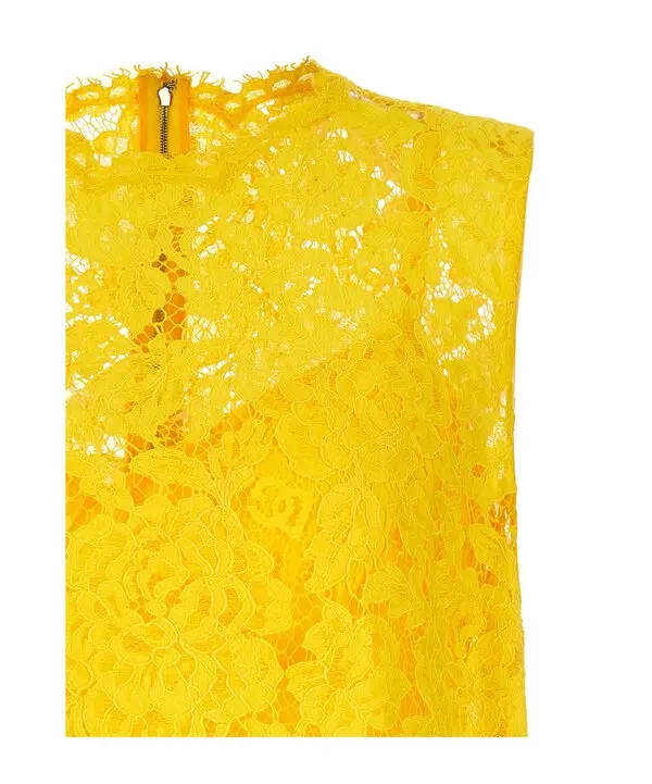 Dolce & Gabbana Floral Lace Top