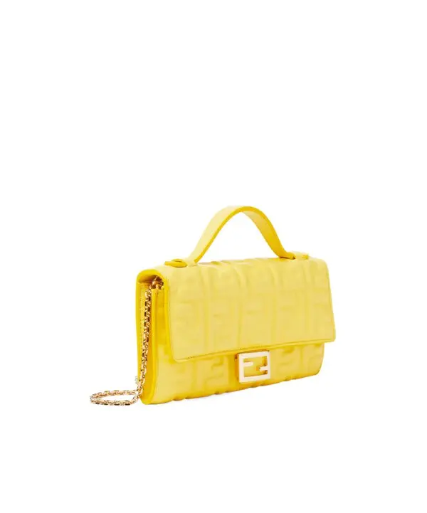 Fendi Baguette Continental Wallet With Chain Strap