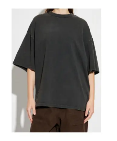 ENTIRE STUDIOS Oversized Crew Neck T-shirt - Black