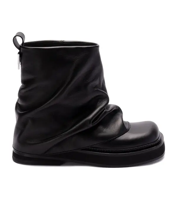Attico The Mini Robin Ankle Boots - Black