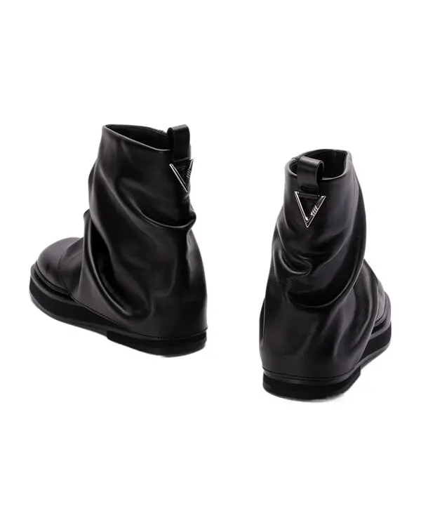 Attico The Mini Robin Ankle Boots - Black