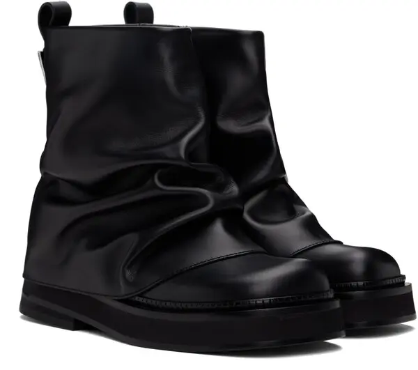Attico The Mini Robin Ankle Boots - Black