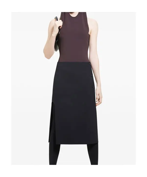 COURREGES Hooded Bodysuit - Brown