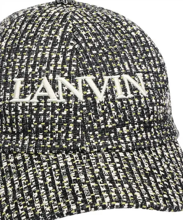 LANVIN Embroidered Logo Baseball Cap - Black