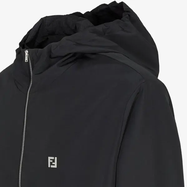Fendi Ff Hooded Drawstring Jacket