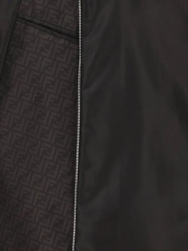 Fendi Ff Hooded Drawstring Jacket