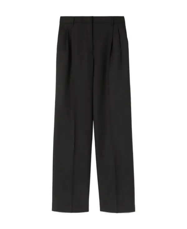 Burberry High-waist Wide-leg Trousers