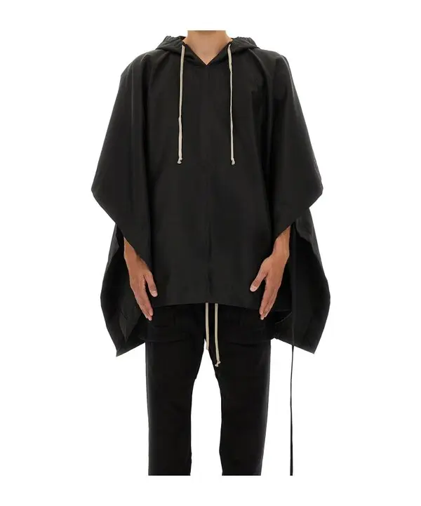 Rick Owens Concordians Drawstring Poncho