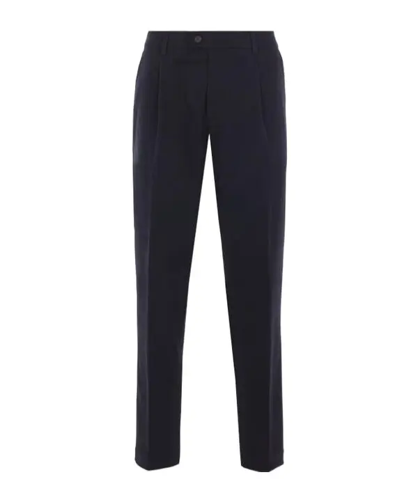 Eleventy Pleated Tapered Pants - Black