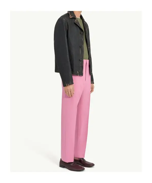MAISON MARGIELA Antiqued Leather Jacket