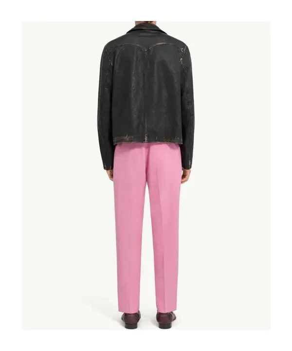 MAISON MARGIELA Antiqued Leather Jacket