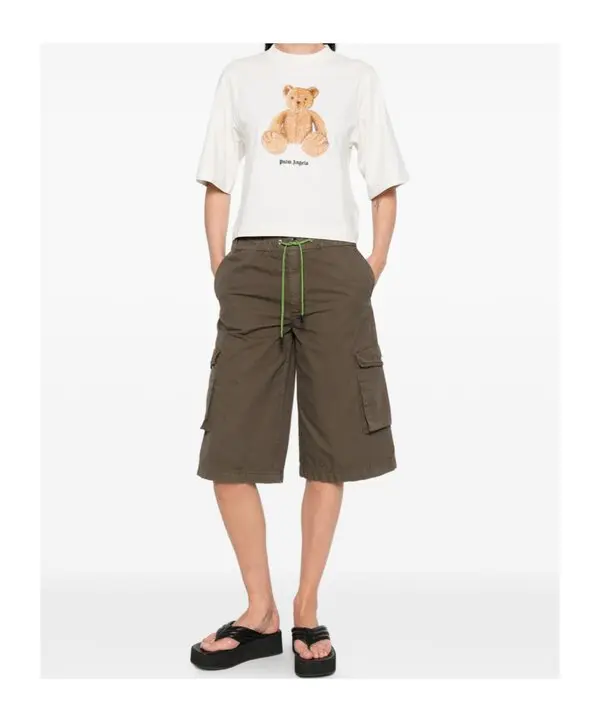 Herno Cargo Shorts With Drawstring Waist - Brown