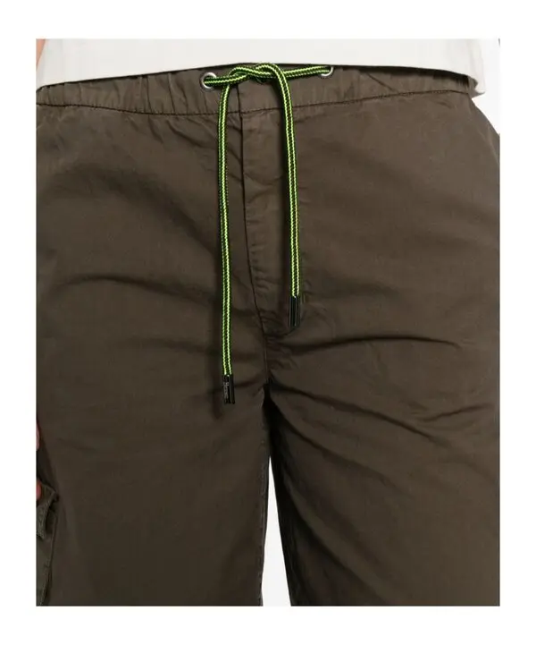Herno Cargo Shorts With Drawstring Waist - Brown