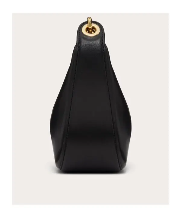 Valentino Garavani Vlogo Moon Shoulder Bag - Black