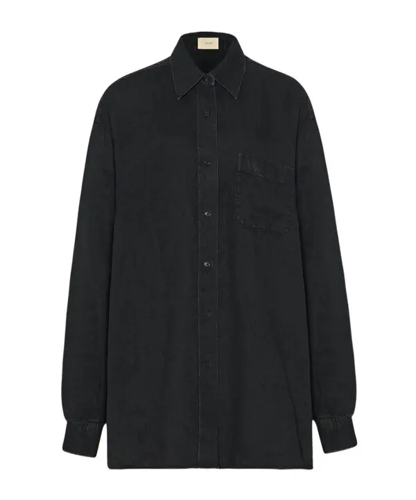 THE ROW Nesson Button-up Denim Shirt