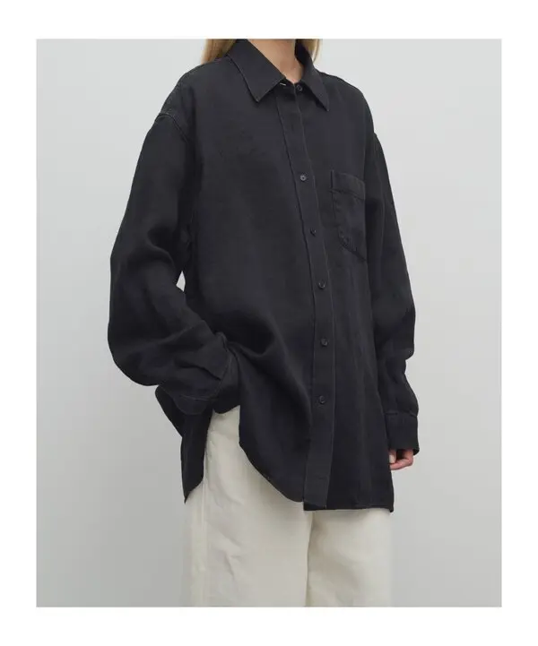 THE ROW Nesson Button-up Denim Shirt