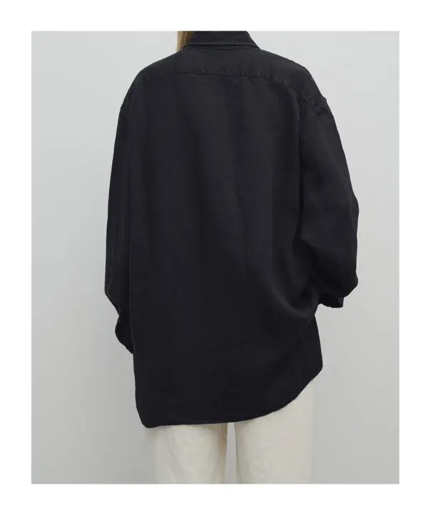 THE ROW Nesson Button-up Denim Shirt