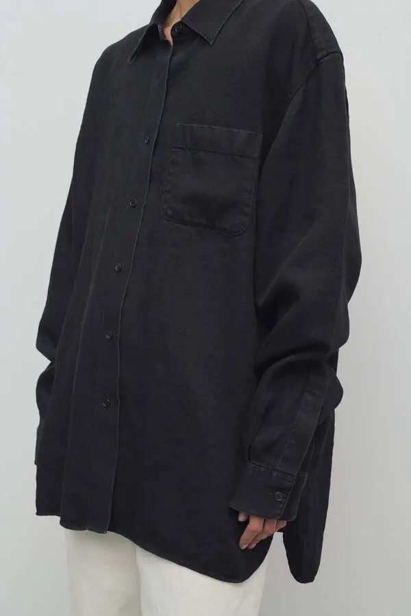 THE ROW Nesson Button-up Denim Shirt