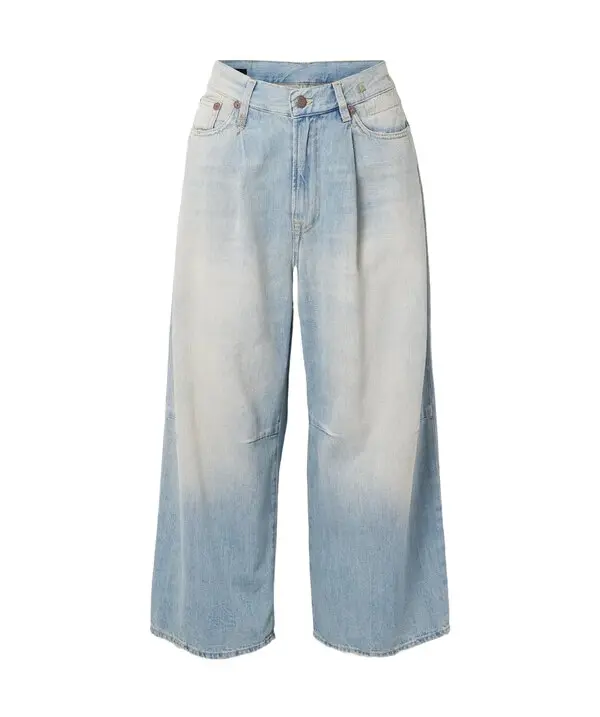 R13 Cropped Wide-leg Jeans