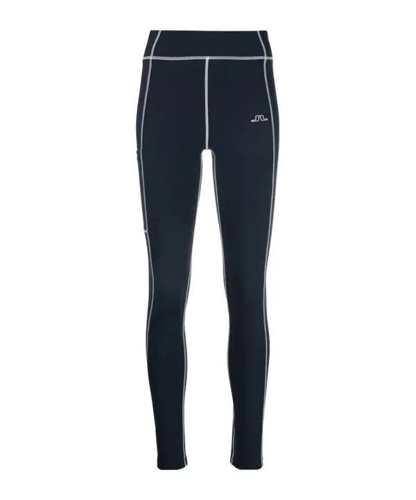 J. Lindeberg Contrast Stitch High-waist Leggings - Black