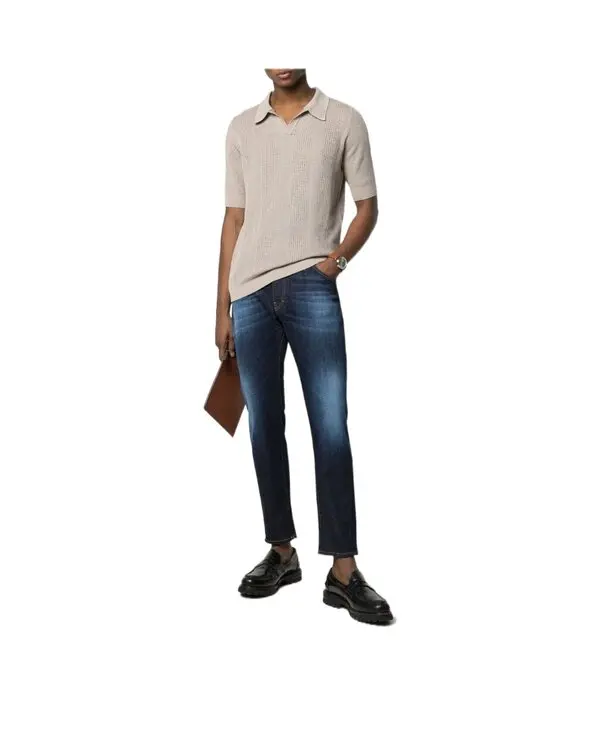 Emporio Armani Faded Slim-cut Jeans