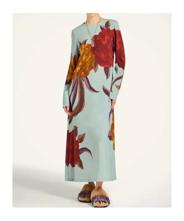La DoubleJ Peony Place Long Sleeve Maxi Dress