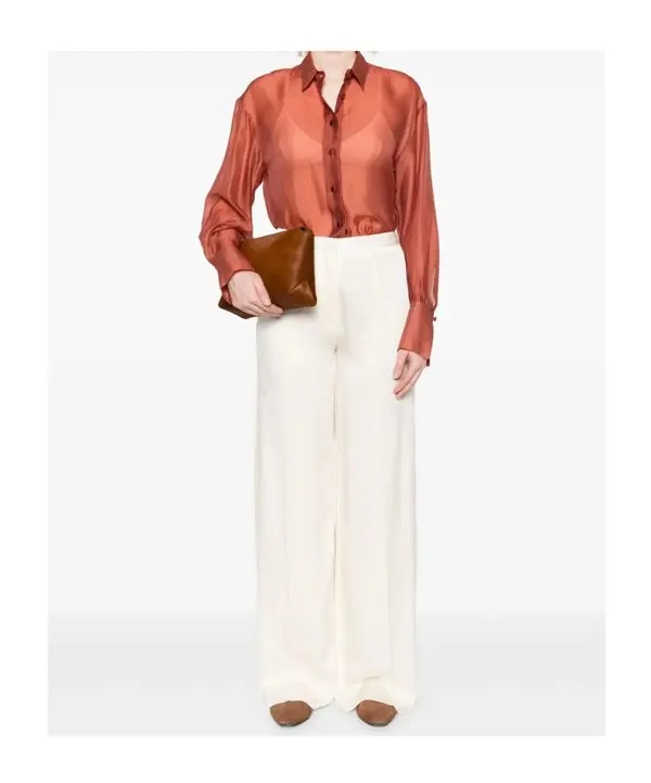 FORTE_FORTE Sheer Organza Shirt