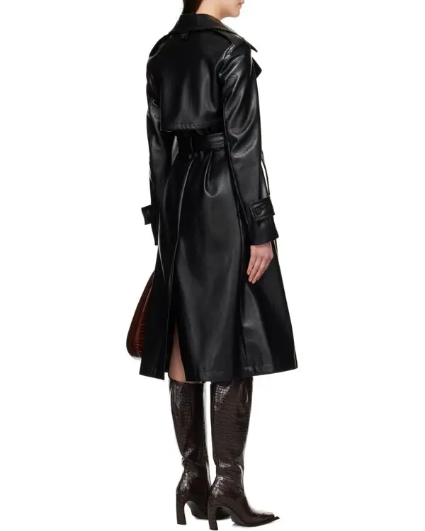Acne Studios Leather Trench Coat
