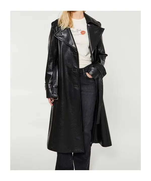 Acne Studios Leather Trench Coat