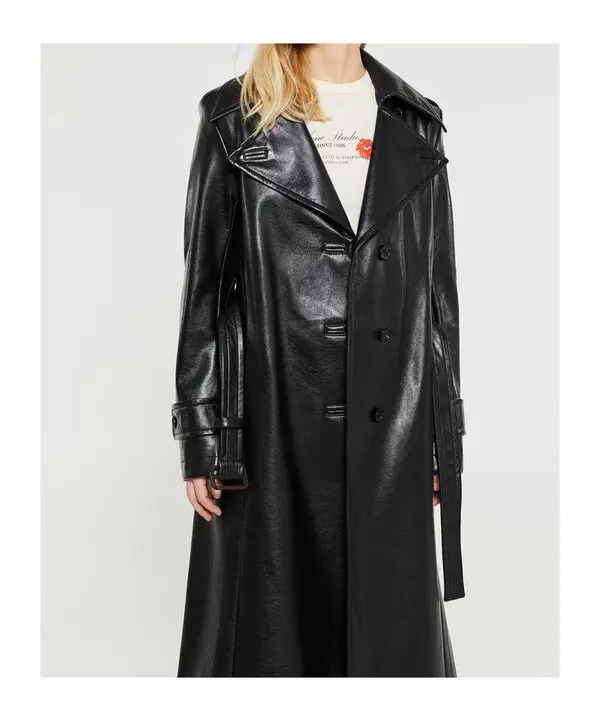 Acne Studios Leather Trench Coat